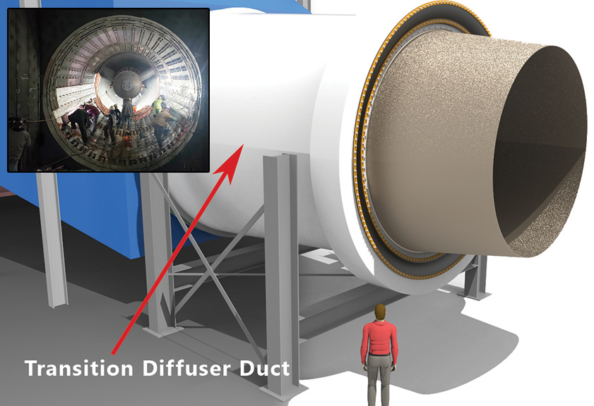 Transition Diffuser Duct Repair | Badger Industries